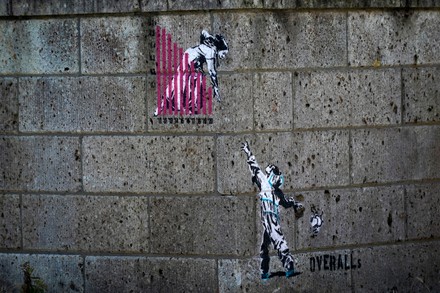 Walls Painted Street Art Town Futaba Editorial Stock Photo - Stock ...