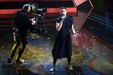 Italian Singer Mahmood Editorial Stock Photo - Stock Image | Shutterstock