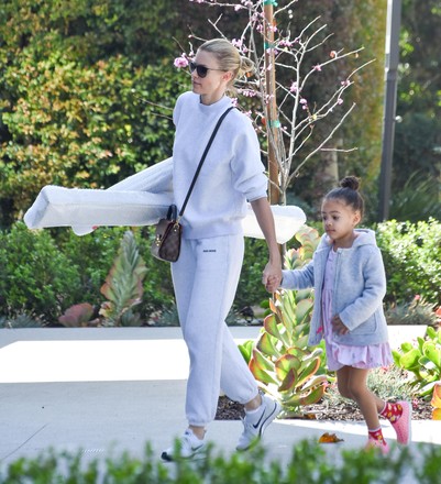 Paige Butcher Seen Out Her Daughter Editorial Stock Photo - Stock Image ...