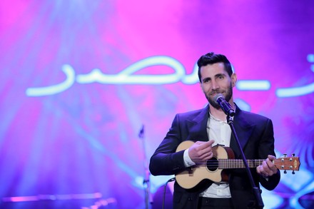 Jordanian Composer Singer Aziz Maraka Performs Editorial Stock Photo ...