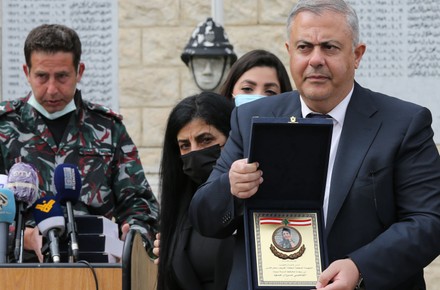 Governor Beirut Judge Marwan Abboud R Editorial Stock Photo - Stock ...