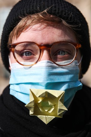 A protest for Iranian human rights activist Yasaman Aryani on ...