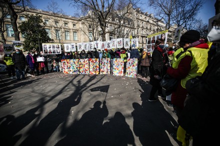 A protest for Iranian human rights activist Yasaman Aryani on ...