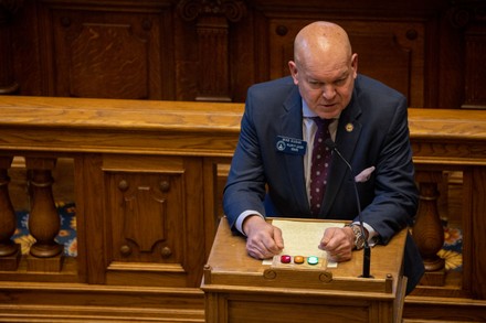 Georgia State Senate Majority Leader Mike Editorial Stock Photo - Stock ...