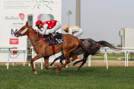 Horse Racing, Abu Dhabi, United Arab Emirates - 14 Mar 2021 Stock ...