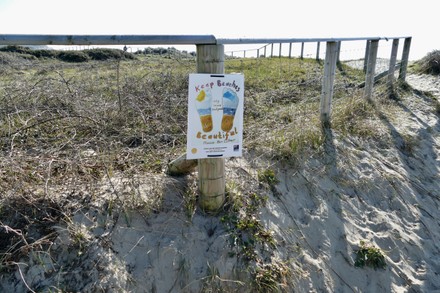 Keep Beaches Clean Signs Sun Editorial Stock Photo - Stock Image ...