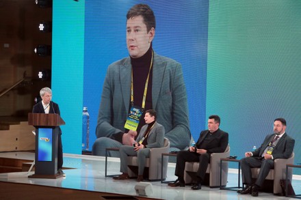 Ukrainian Journalist Dmitry Gordon Attends Briefing Editorial Stock ...