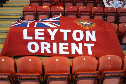 Leyton Orient Flag Stand During Leyton Editorial Stock Photo - Stock ...