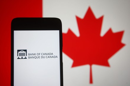 This Photo Illustration Bank Canada Logo Editorial Stock Photo - Stock ...