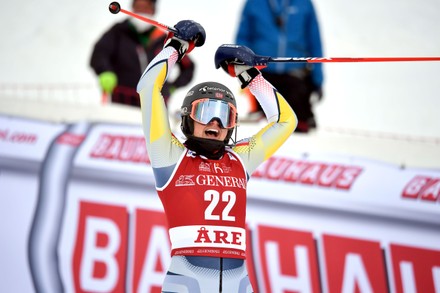 Kristina Riisjohannessen Norway Reacts Finish Area Editorial Stock ...