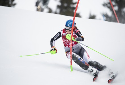 FIS Alpine Skiing Women's Slalom, Are, Sweden - 13 Mar 2021 Stock ...