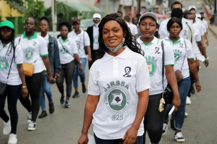 Liberian Students Parade Observance 212th Birth Editorial Stock Photo ...