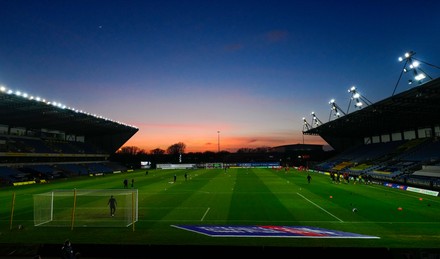 General View Inside Stadium Players Warm Editorial Stock Photo - Stock ...