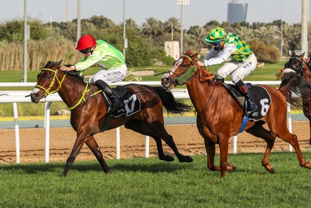 Horse Racing, Abu Dhabi, United Arab Emirates - 21 Mar 2021 Stock ...