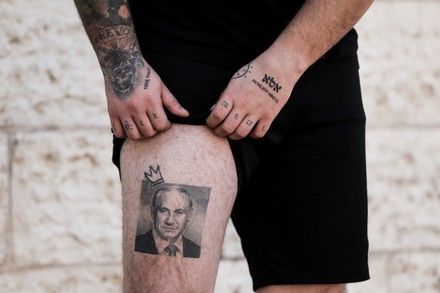 Israeli Tight Supporter Pm Netanyahu Ariel Editorial Stock Photo ...