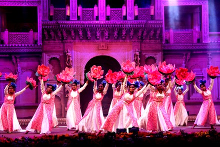 Indian Students Perform During Anugoonj 2021 Editorial Stock Photo ...