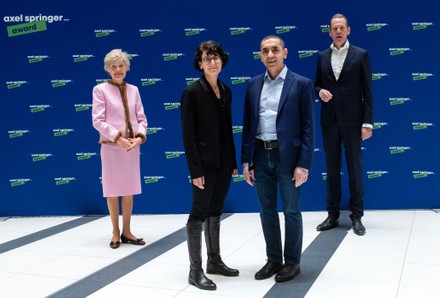 Axel Springer Award for Biontech founders, Berlin, Germany - 18 Mar ...