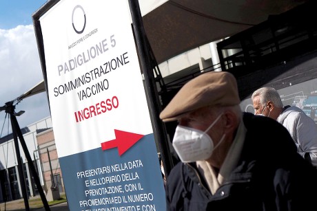 AstraZeneca Vaccination campaign, Arezzo, Italy - 19 Mar 2021 Stock ...