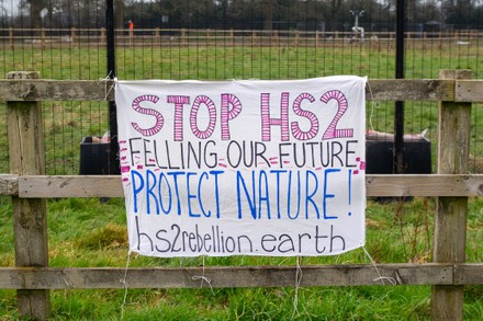 Stop Hs2 Banner Hs2 Have Destroyed Editorial Stock Photo - Stock Image ...