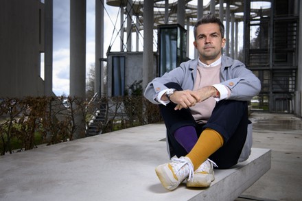 Belarusian Author Journalist Sasha Filipenko Poses Editorial Stock ...