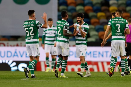 Sporting Cp Players Celebrate Another Victory Editorial Stock Photo ...