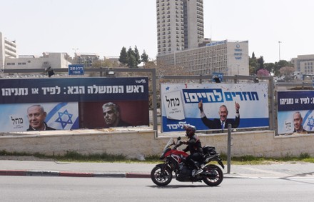 Campaign Poster for Prime Minister Benjamin Netanyahu, Jerusalem ...
