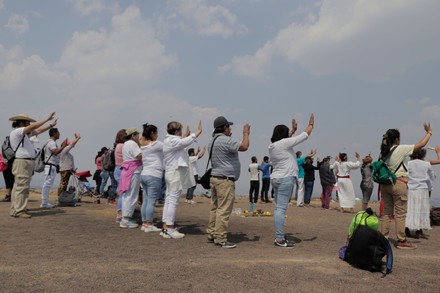 Spring Equinox In Mexico, Mexico City - 21 Mar 2021 Stock Pictures ...