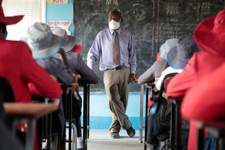 Schools re-open in Zimbabwe, Ruwa - 22 Mar 2021 Stock Pictures ...