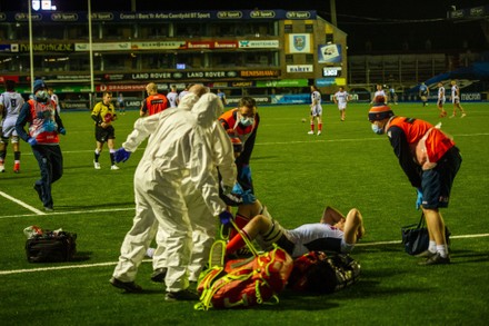 Andrew Davidson Edinburgh Stretchered Off Pitch Editorial Stock Photo ...