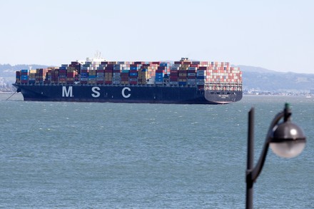 Msc Laurence Container Ship Under Flag Editorial Stock Photo - Stock ...