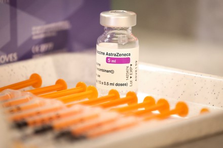 Vial Astrazeneca Covid19 Vaccine Seen Syringes Editorial Stock Photo ...