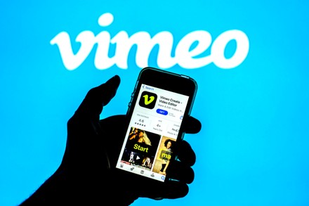 This Photo Illustration Vimeo Create App Editorial Stock Photo - Stock ...