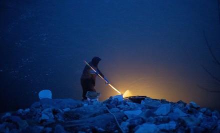 Glass Eel Fishermen Known Elvers Dip Editorial Stock Photo - Stock ...