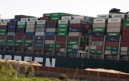 View Ever Given Container Ship Suez Editorial Stock Photo - Stock Image ...