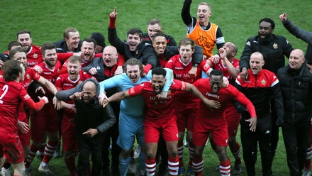Afc Hornchurch Celebrate Editorial Stock Photo - Stock Image | Shutterstock
