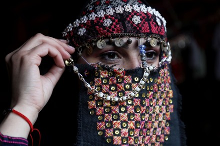 Celebrating Palestinian Culture, Gaza, Palestine - 27 Mar 2021 Stock ...