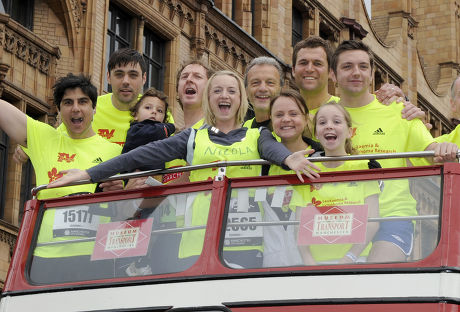 Celebrity Runners Including Nicola Wheeler Vicky Editorial Stock Photo ...