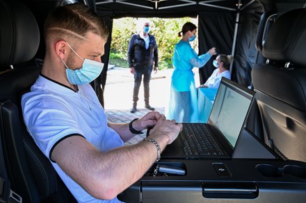 First Mobile Car Center Pcr Screening Editorial Stock Photo - Stock ...