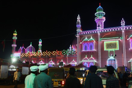 Beemapally Mosque Beemapally Dargah Shareef Illuminated Editorial Stock ...