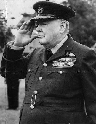 Winston Churchill Hon Colonel 615 County Editorial Stock Photo - Stock ...