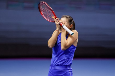 ANASTASIA GASANOVA RUSSIA REACTS DURING HER Editorial Stock Photo ...