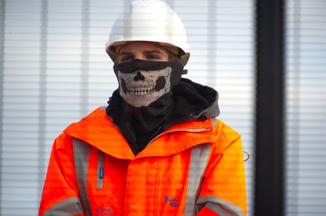 Hs2 Security Guard Wears Very Inappropriate Editorial Stock Photo ...