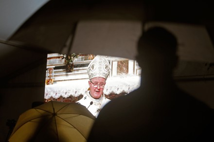 Bucharests Catholic Archbishop Aurel Perca Seen Editorial Stock Photo ...