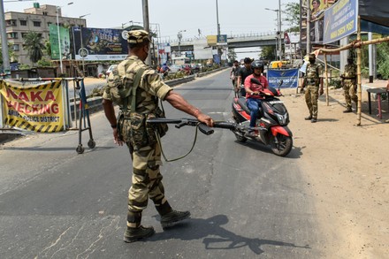 Cisf Central Industrial Security Force Soldier Editorial Stock Photo ...