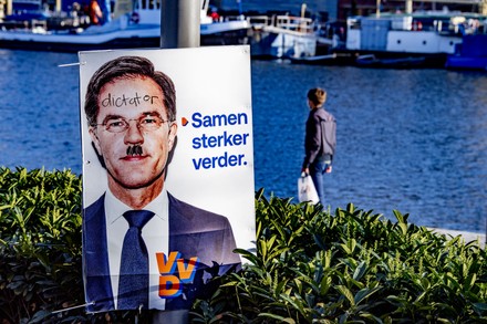 Mark Rutte Poster Vandalized Editorial Stock Photo - Stock Image ...