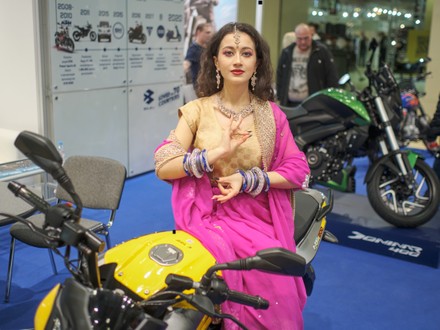 Moto Spring exhibition in Moscow, Russia - 04 Apr 2021 Stock Pictures ...