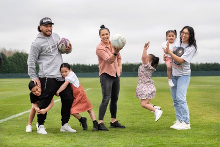Fiona Tomas interview photoshoot with Sale Sharks rugby player Johnny ...