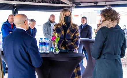 Queen Maxima Visited Petrochemical Company Huntsman Editorial Stock ...