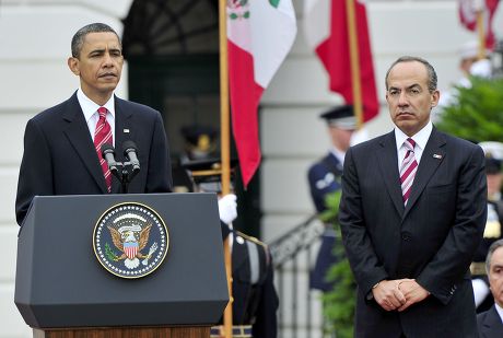 President Barack Obama President Felipe Calderon Editorial Stock Photo ...