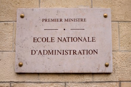 Entrance of the Ecole Nationale d'Administration in Paris, France - 08 ...